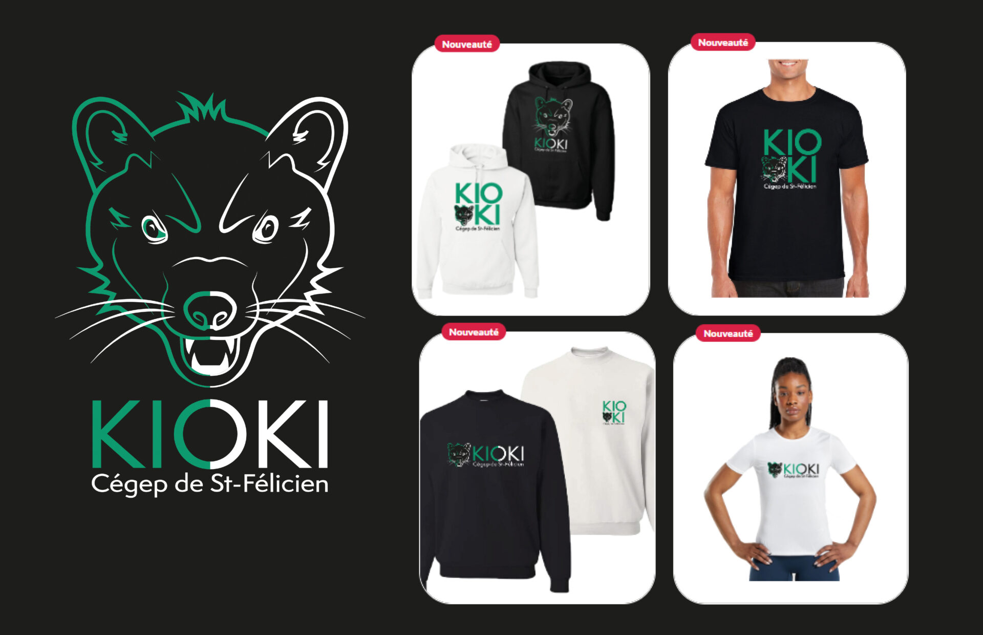 Le Cégep lance sa nouvelle boutique Kioki en ligne! | Cégep de St-Félicien